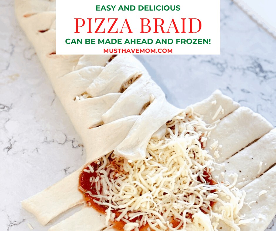 Pepperoni Pizza Braid Freezer Meal Recipe - Must Have Mom