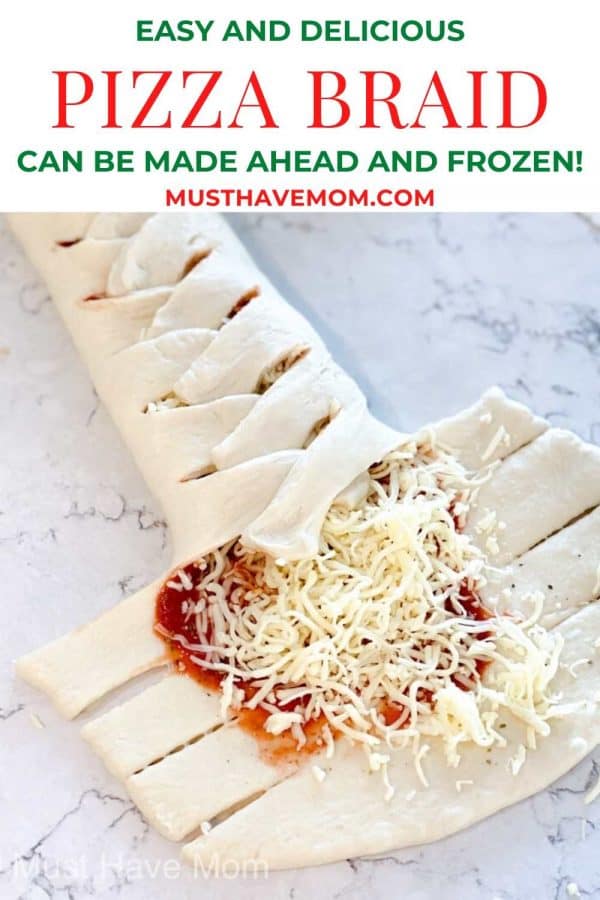 Pepperoni Pizza Braid Freezer Meal Recipe - Must Have Mom