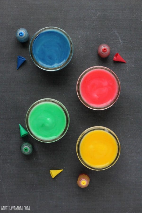 DIY Edible Finger Paint Recipe For Babies and Toddlers!