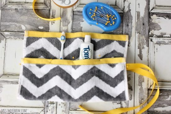 DIY Travel Toothbrush Holder You Can Wash & Reuse! - Must Have Mom
