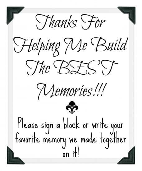 Graduation Party Guest Book Idea With Free Printable!