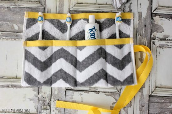 DIY Travel Toothbrush Holder You Can Wash & Reuse! - Must Have Mom
