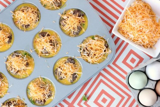 Easy Freezer Breakfast Mini Omelette Recipe