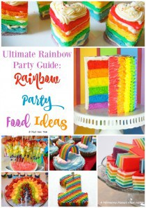The Ultimate Guide To Throwing A Rainbow Party! Rainbow Ideas, Food ...