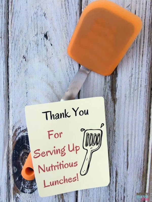 Free School Lunch Hero Day Printable Thank You Cards For Cafeteria