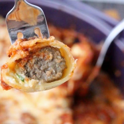 Easy Meatball Parmesan Stuffed Shells Recipe - Must Have Mom