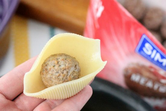 Easy Meatball Parmesan Stuffed Shells Recipe - Must Have Mom