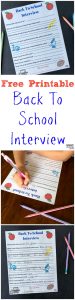 Free Printable Back To School Interview To Do With Your Kids Every Year ...