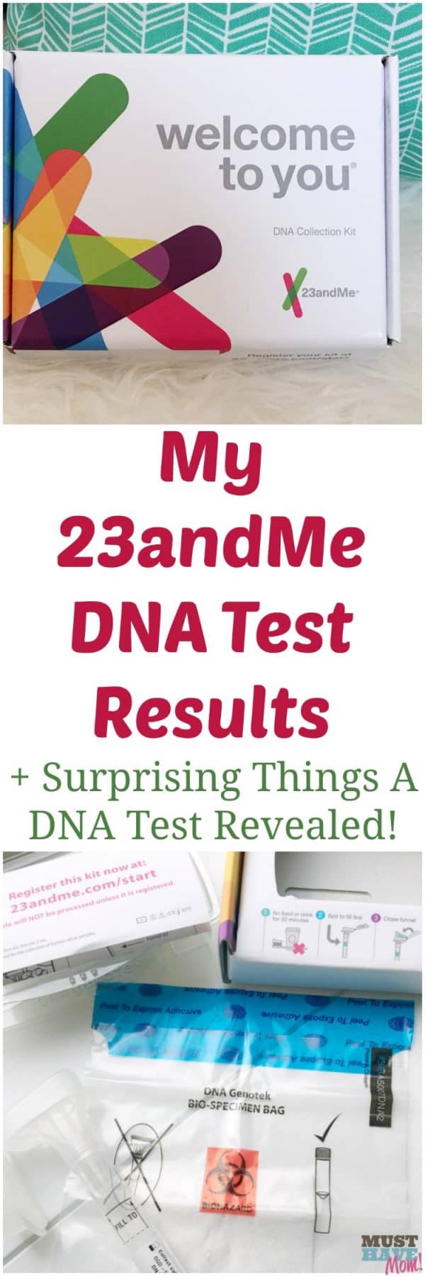 My 23andMe Results + Surprising Results A DNA Test Can Reveal - Must ...