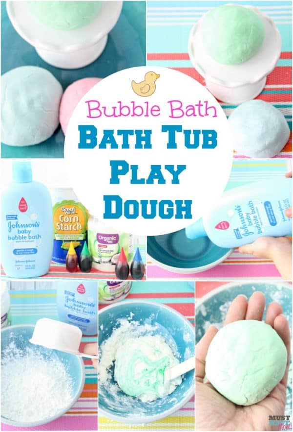 Lush Fun Copycat Bubble Bath Playdough Recipe - Must Have Mom