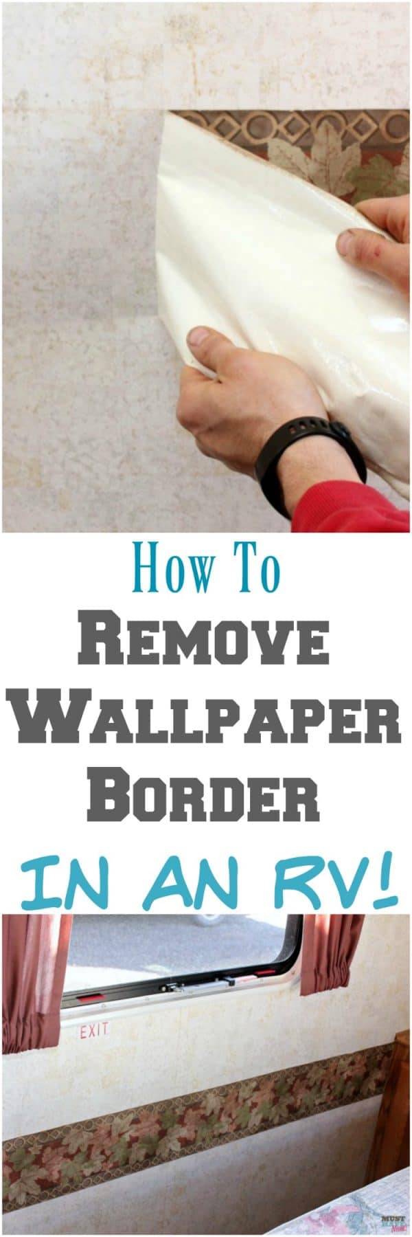 How To Remove Wallpaper Border in an RV - Must Have Mom How To Remove Wallpaper Border in an RV - Must Have Mom