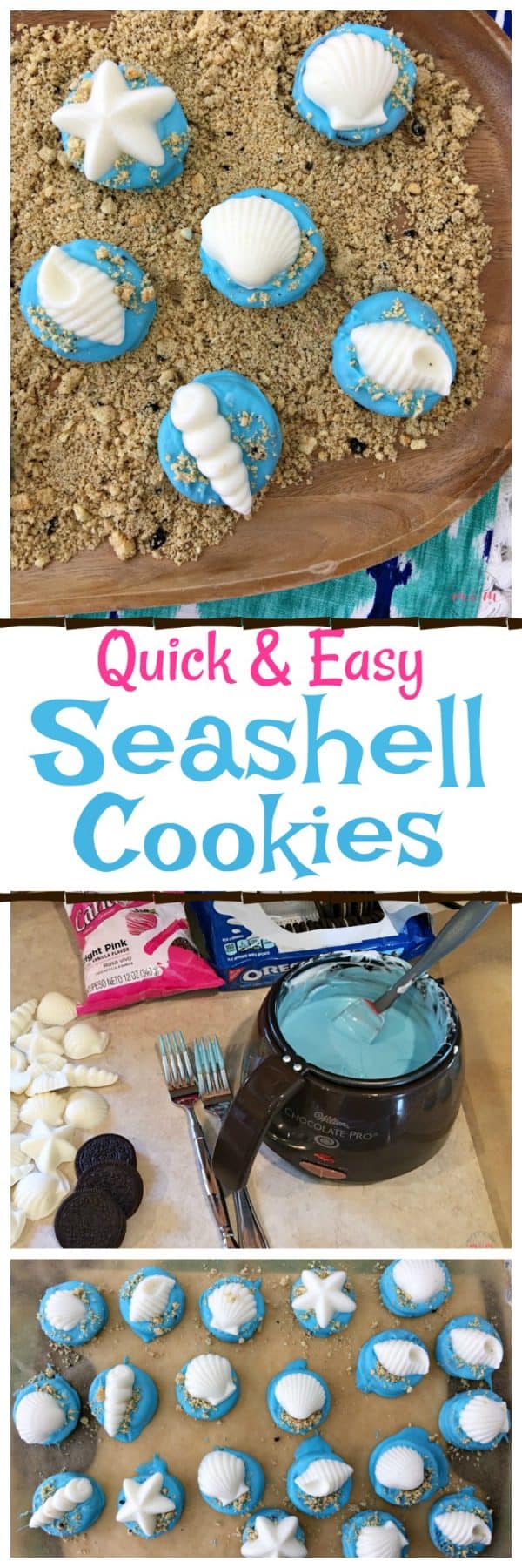 Seashell Cookies Recipe - Beach Themed Party Food! - Must Have Mom