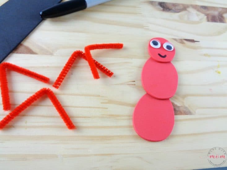 A is for Ant Alphabet Letter Craft {Free Printables} - Must Have Mom