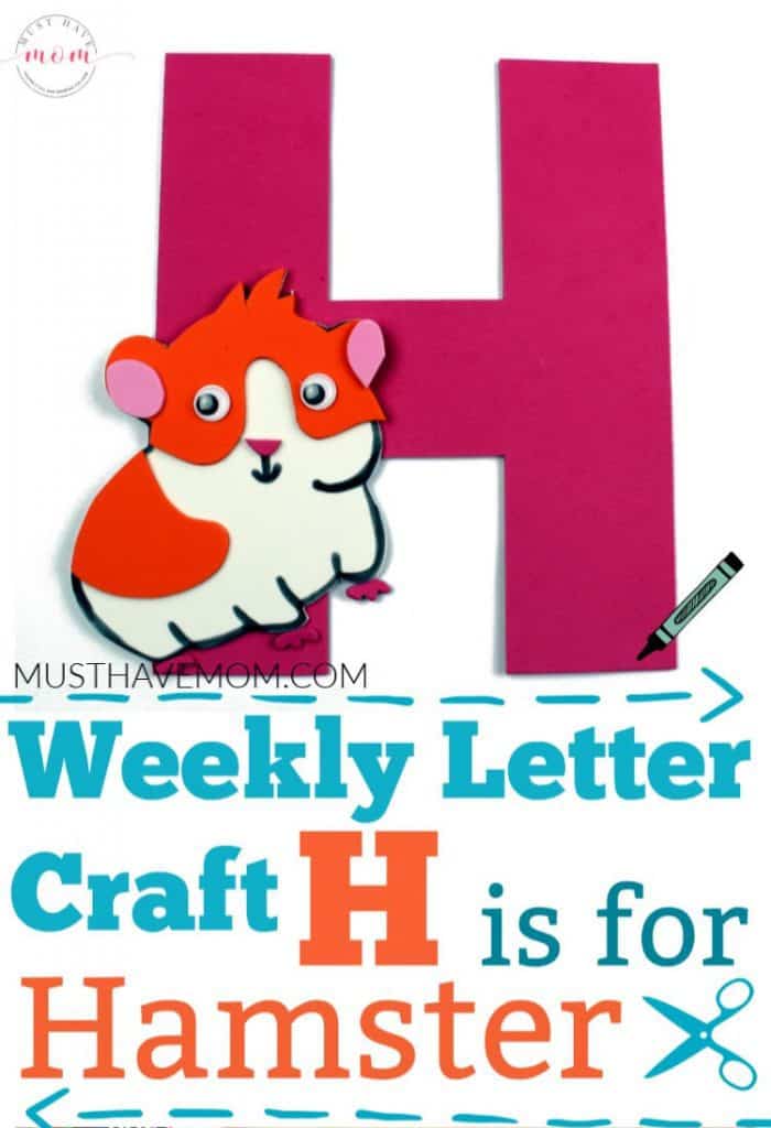 H is for Hamster Letter H Craft {Free Printables} - Must Have Mom