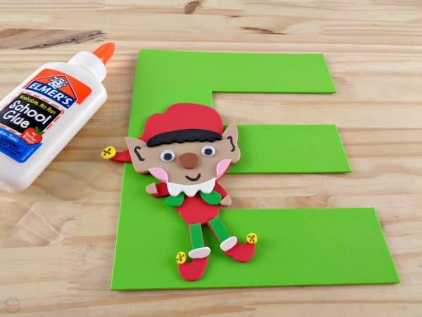E is for Elf Letter Craft {Free Printables} - Must Have Mom