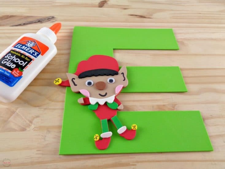 E is for Elf Letter Craft {Free Printables} - Must Have Mom