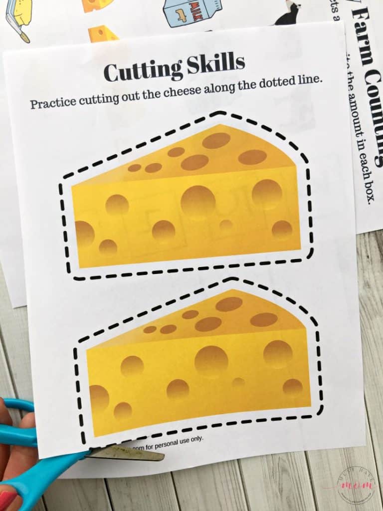 How To Make Butter In A Jar + Free Printable Dairy Farming Counting ...