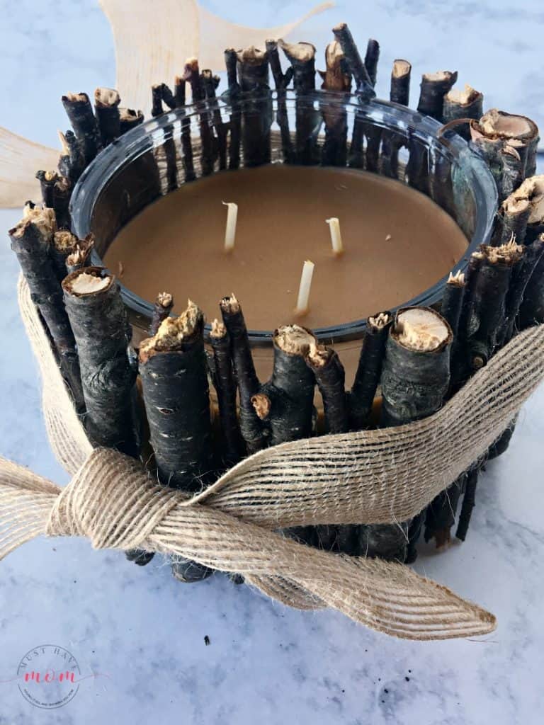 Rustic DIY Candle Holders - Must Have Mom