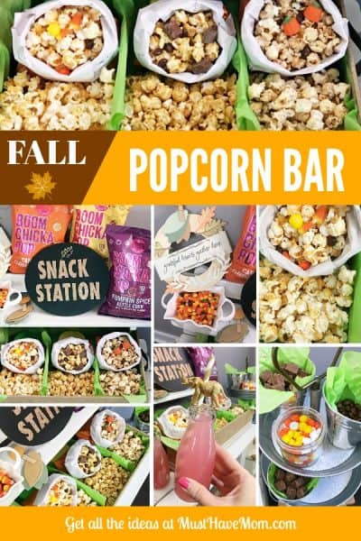 DIY Fall Popcorn Bar For Thanksgiving Or Halloween! - Must Have Mom