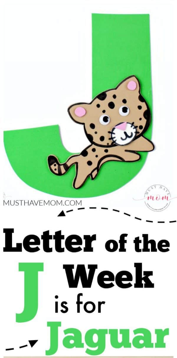 J is for Jaguar Letter Craft {Free Printables} - Must Have Mom
