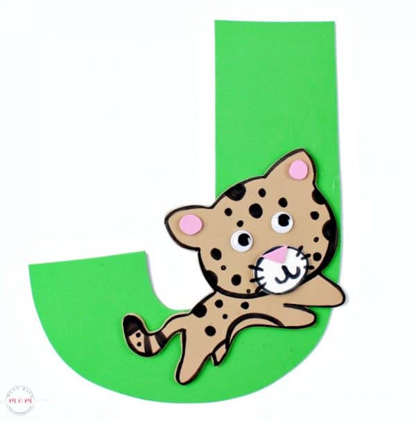 J is for Jaguar Letter Craft {Free Printables} - Must Have Mom