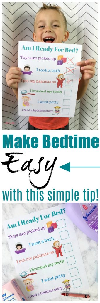 Make Bedtime EASY With This Bedtime Routine Chart + Simple Trick ...