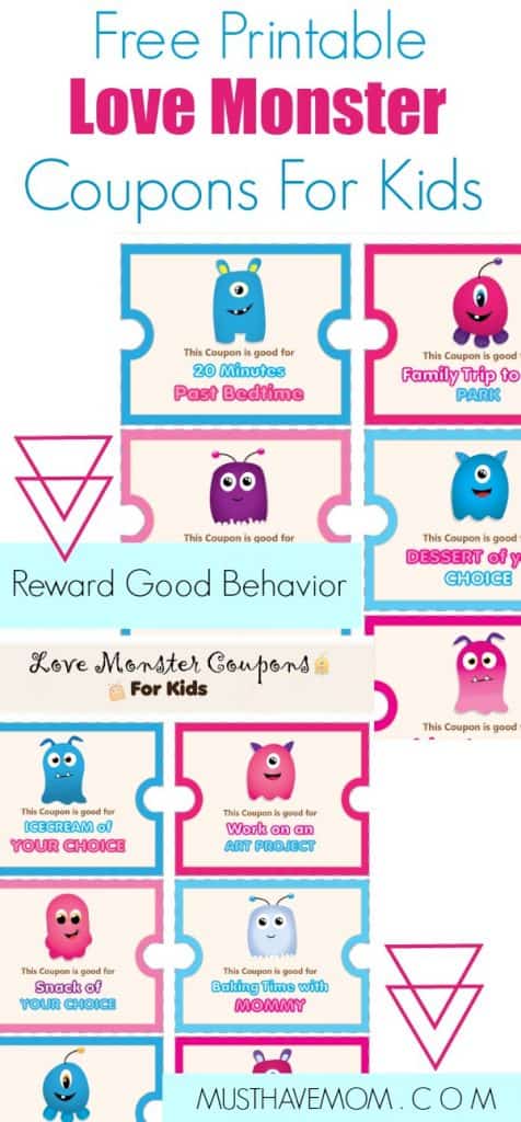 Free Printable Love Coupons To Reward Kids! - Must Have Mom