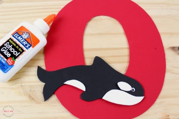 O is for Orca Letter Craft {Free Printable} - Must Have Mom