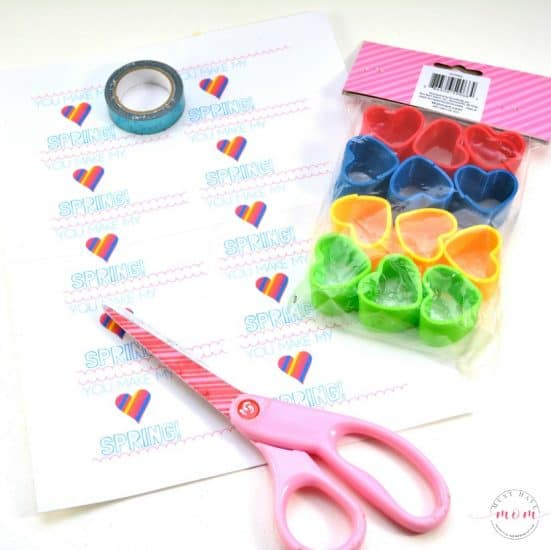 Free Valentine Printable Classroom Cards "You Make My Heart Spring ...