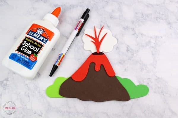 V is for Volcano Letter Craft {Free Printables} - Must Have Mom
