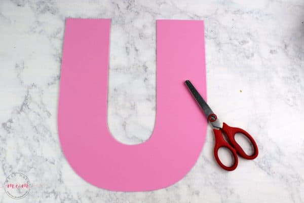 U is for Unicorn Letter Craft {Free Printables} - Must Have Mom