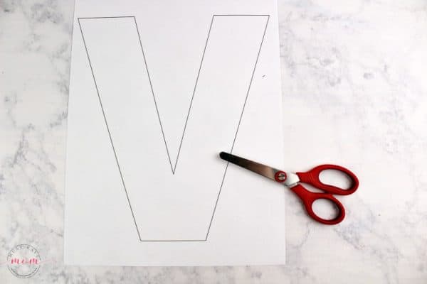 V is for Volcano Letter Craft {Free Printables} - Must Have Mom