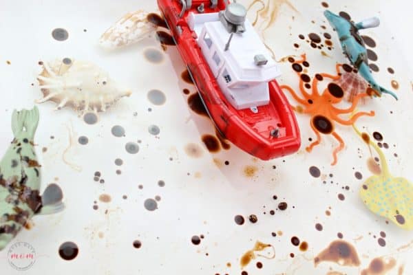 Teaching Activity - Ocean Pollution Sensory Bin - Must Have Mom