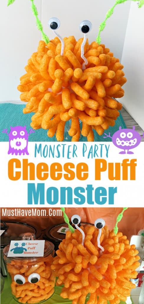 Cheese Puff Monster Party Food Idea - Must Have Mom