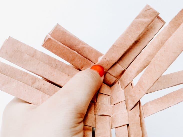 Paper Weaving Basket | Easter Crafts For Kids - Must Have Mom