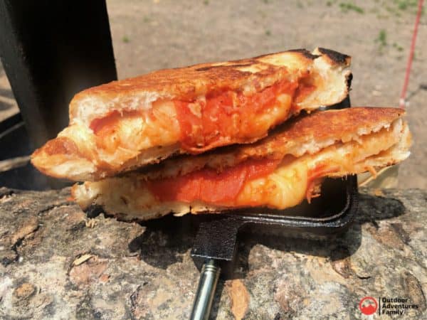 Pie Iron Recipes for Campfire Pizza - Must Have Mom