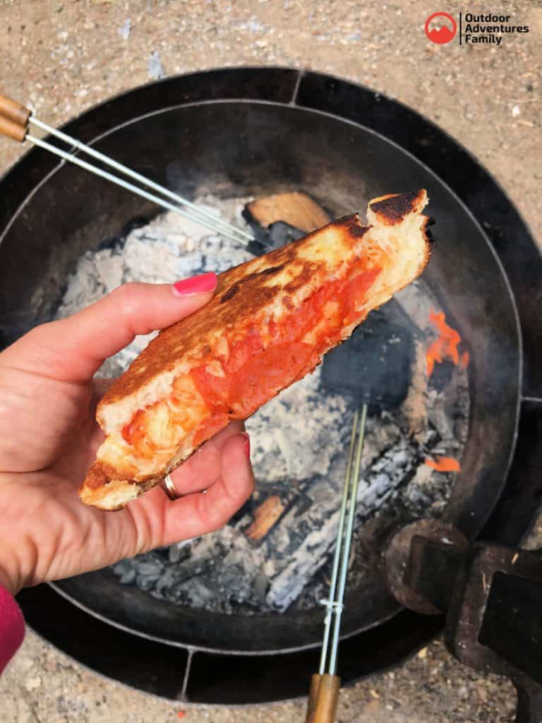 Pie Iron Recipes for Campfire Pizza - Must Have Mom