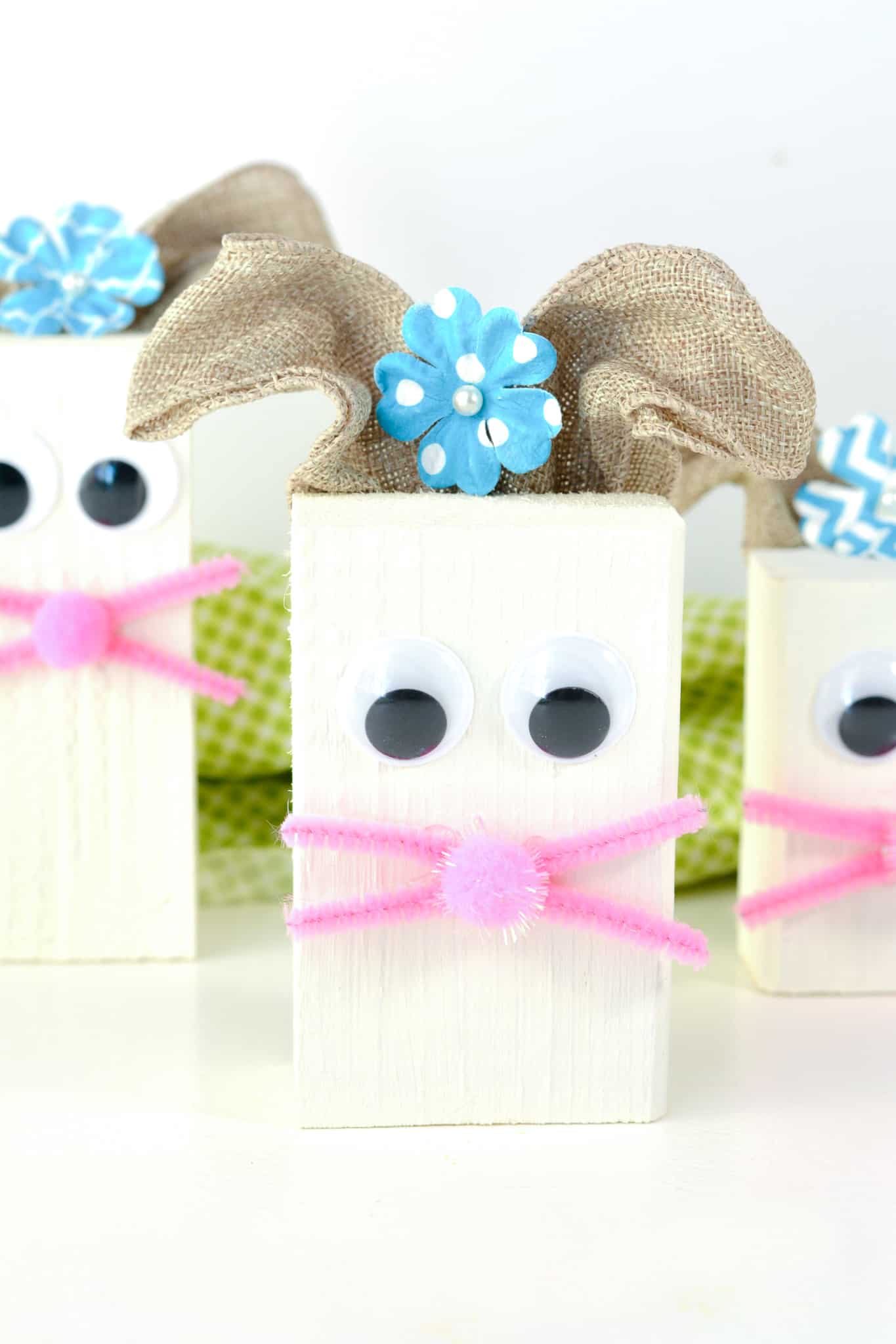 Easter Crafts For Kids | Wood Block Easter Bunny - Must Have Mom