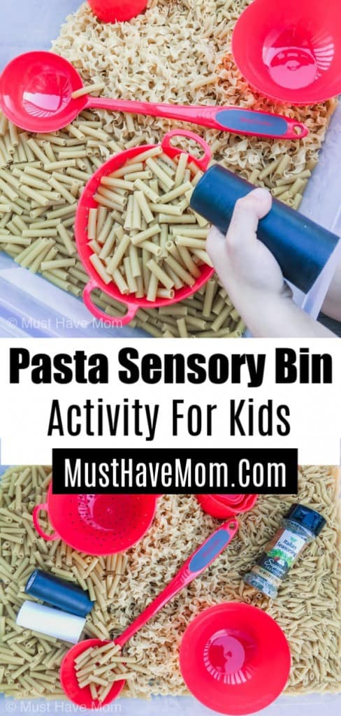 Pasta Sensory Bin Activity - Must Have Mom