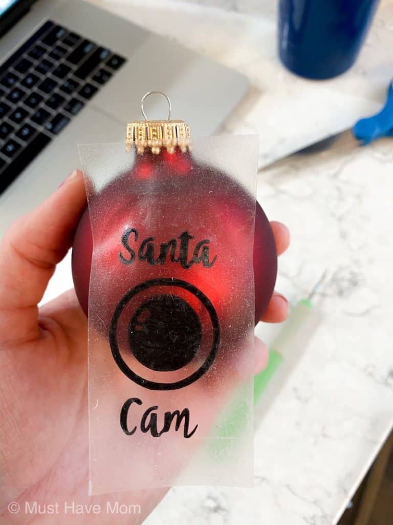 DIY Santa Cam Ornament - Must Have Mom