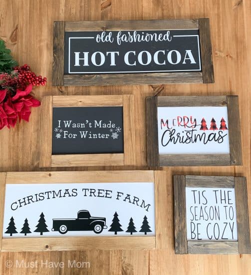 Dollar Store Farmhouse Signs DIY - Must Have Mom