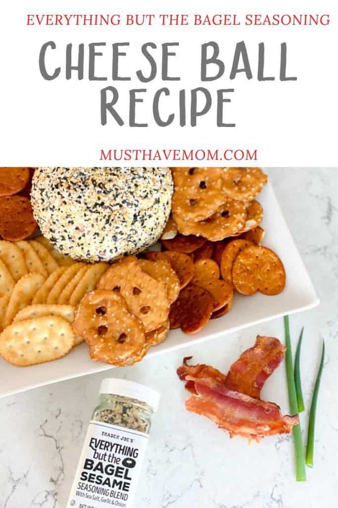 Everything But The Bagel Cheese Ball Recipe - Must Have Mom