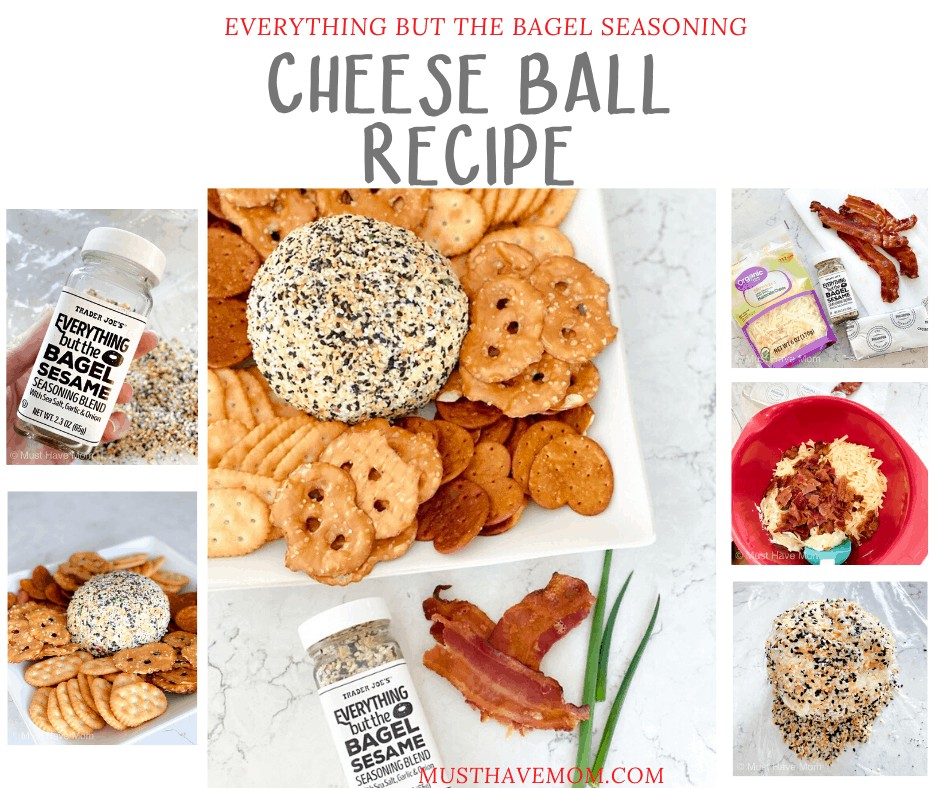 Everything But The Bagel Cheese Ball Recipe - Must Have Mom