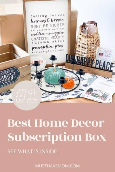 Decorated Home Decor Subscription Box - Must Have Mom