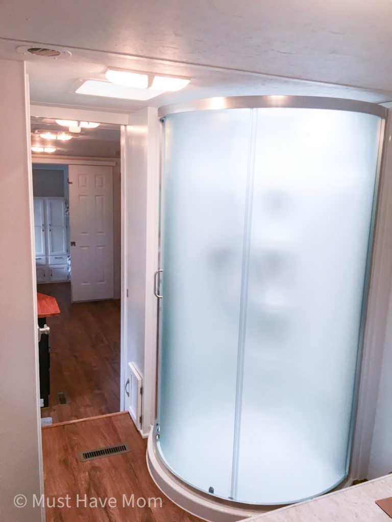 RV Shower Stall Upgrade - Must Have Mom